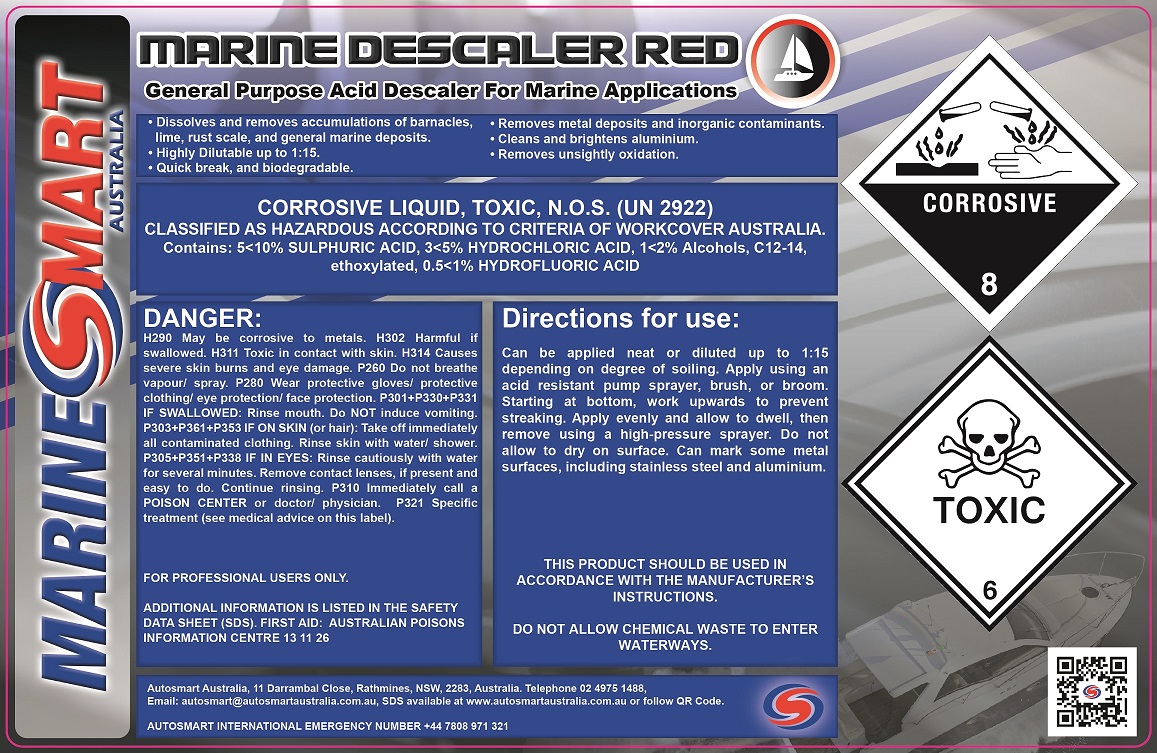 MARINE DESCALER RED