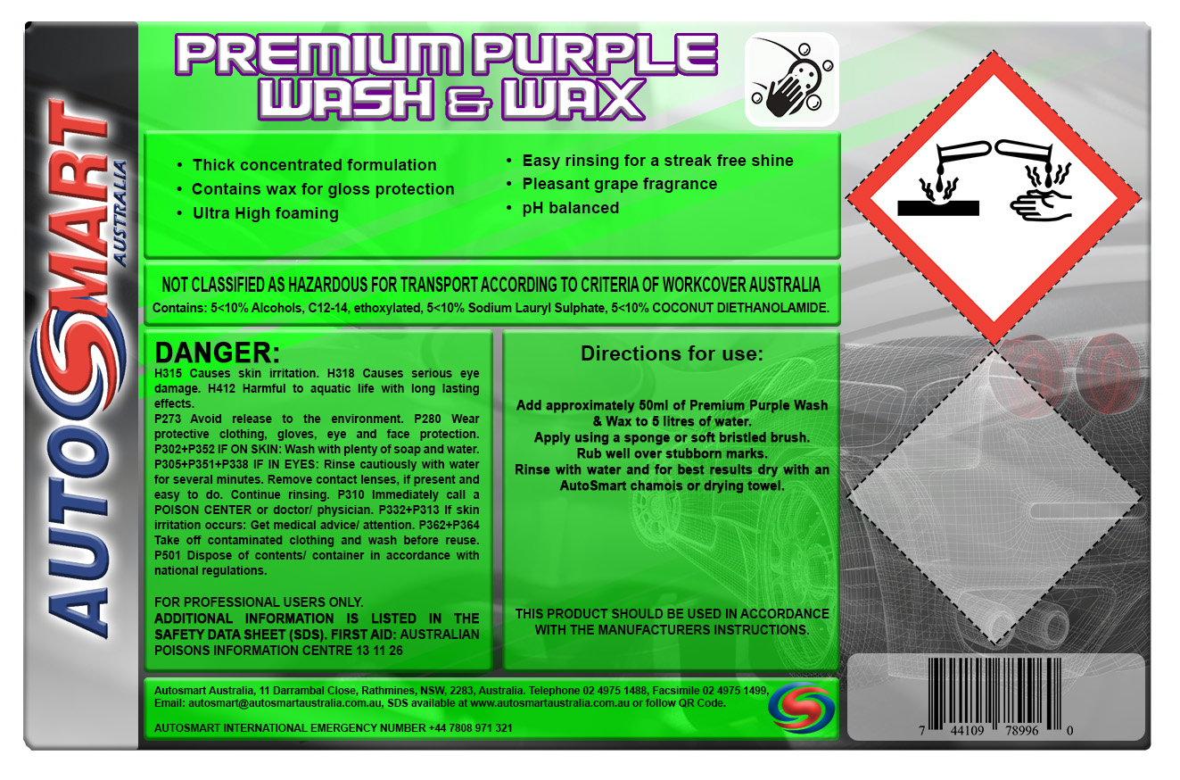 PREMIUM PURPLE WASH & WAX
